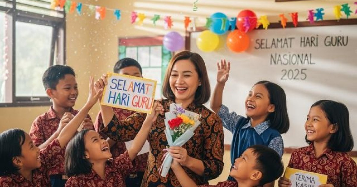 Guru Hebat, Indonesia Kuat: Tema Hari Guru Nasional 2025
